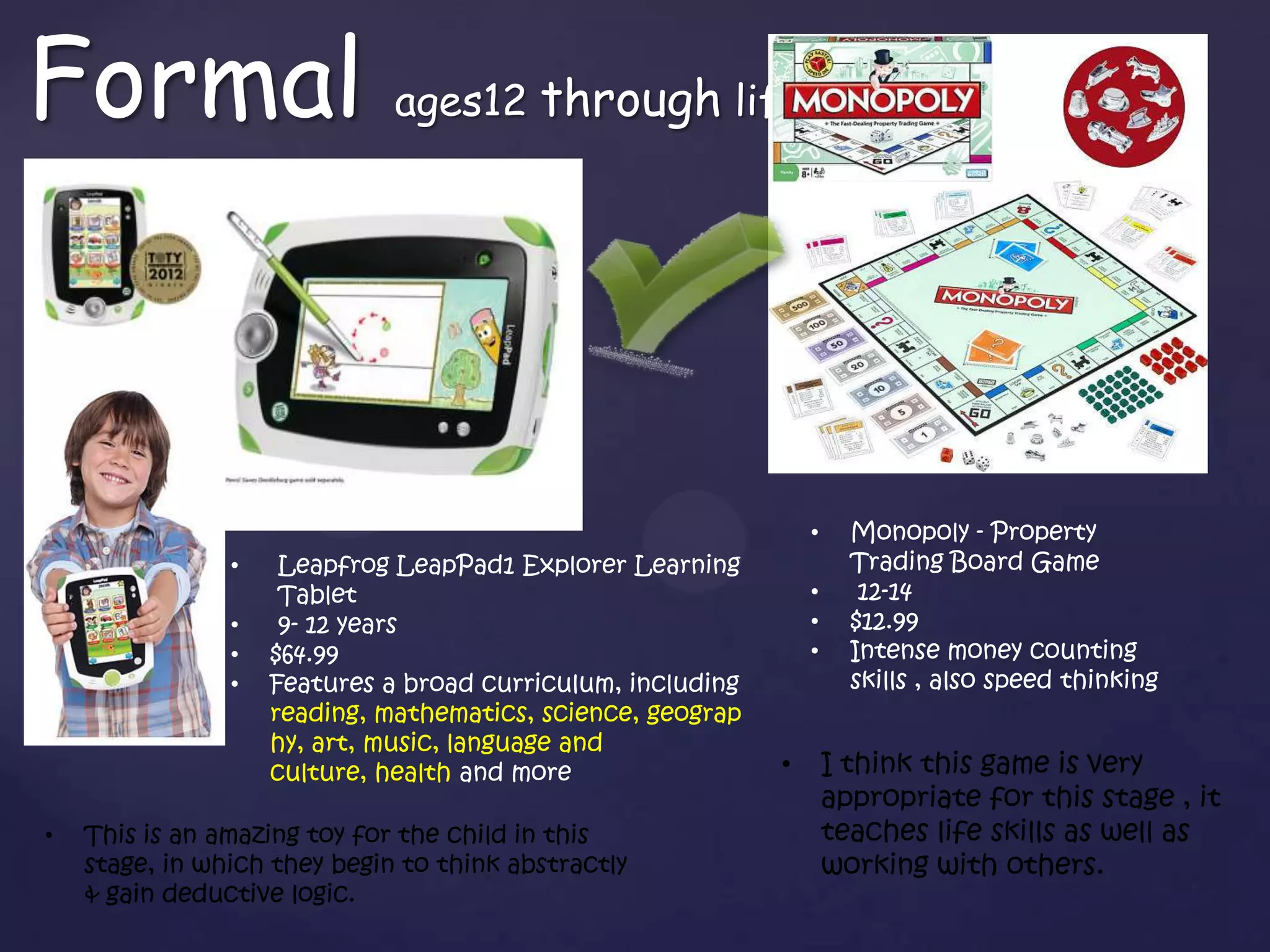 Piaget’s Toy Choice | PPTX