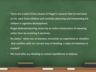 Piaget cognitive development theory | PPT