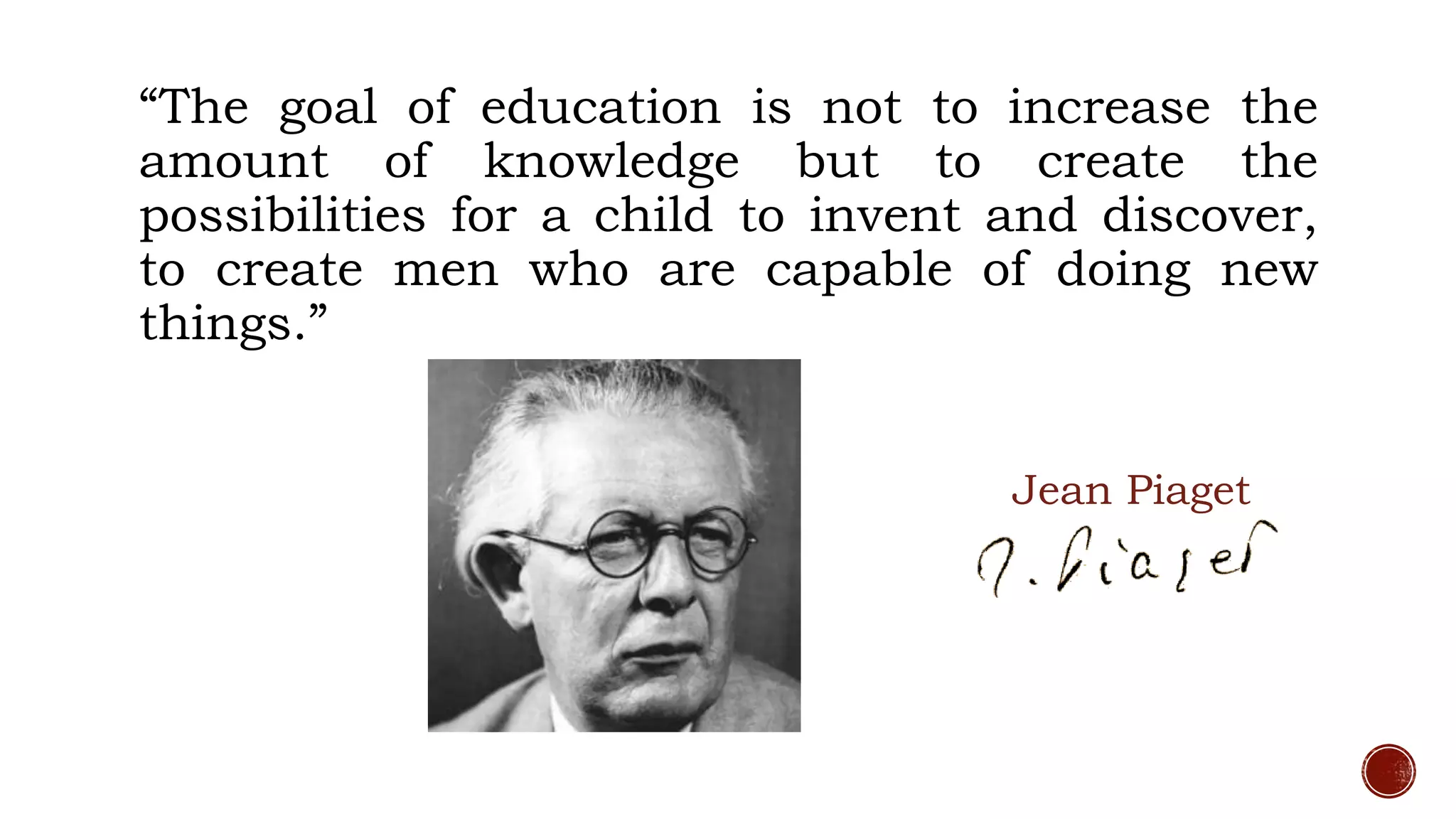 Jean Piaget Child Psychology | PPTX