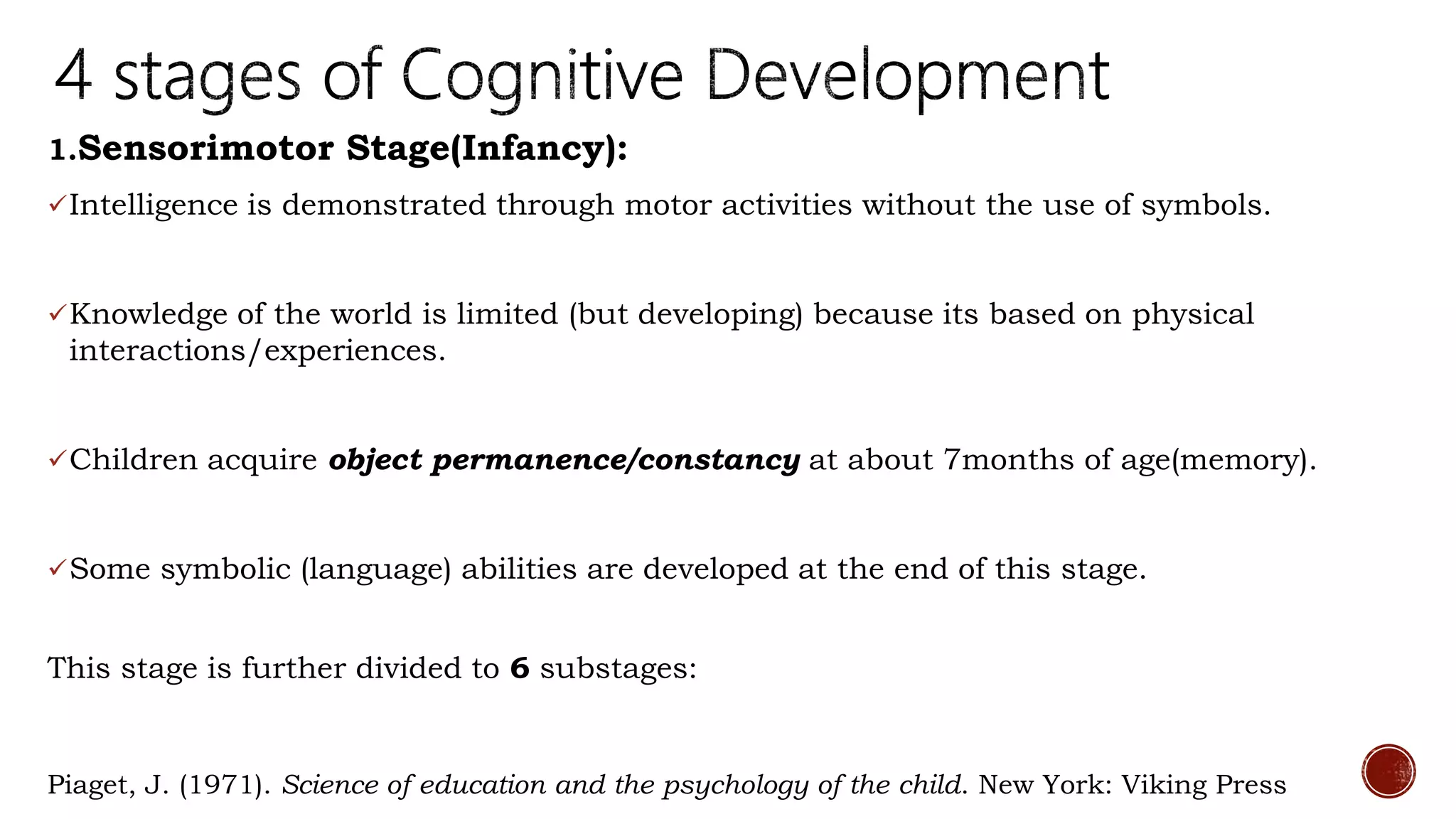 Jean Piaget Child Psychology | PPTX