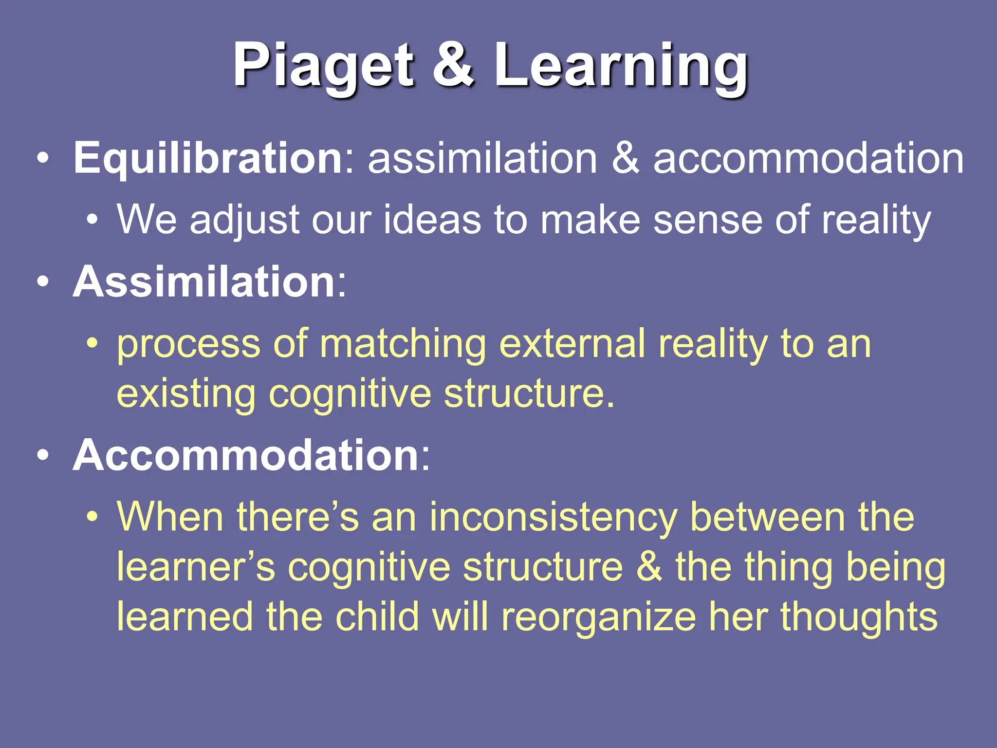 Jean Piaget Theory Of Cognitive Development | PPT