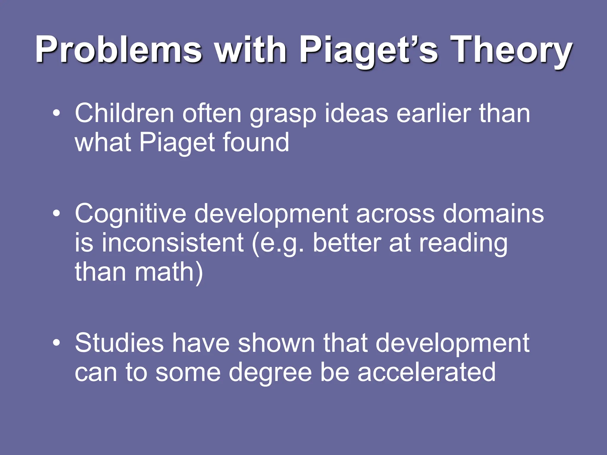 Jean Piaget Theory Of Cognitive Development | PPT