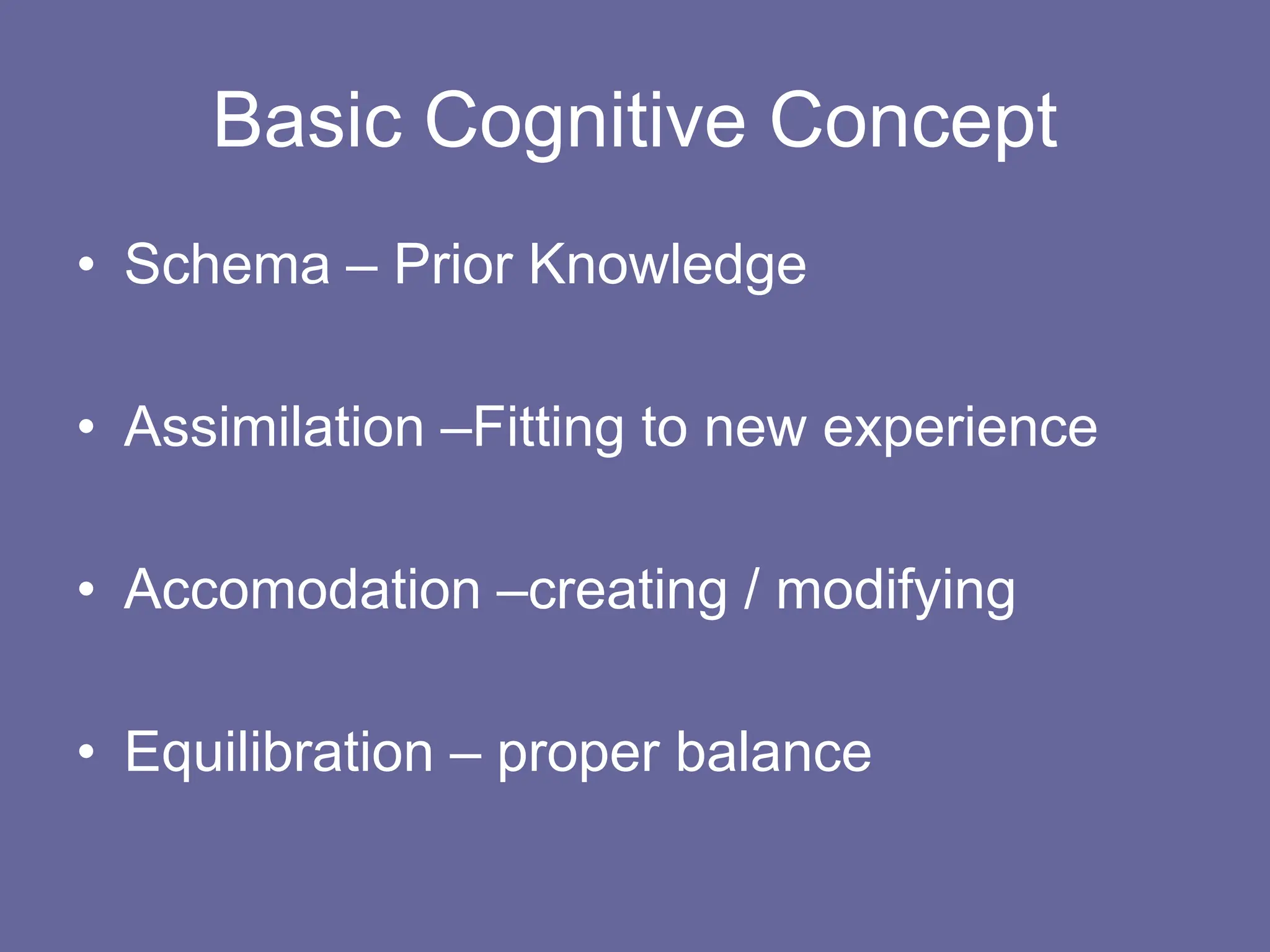 Jean Piaget Theory Of Cognitive Development | PPT