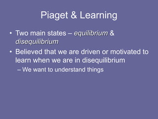 Jean Piaget Theory Of Cognitive Development | PPT