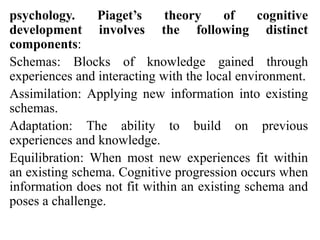 Piaget theory final.pptx under Child Health Nursing Growth and ...