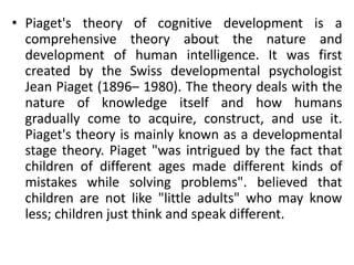 Piaget theory final.pptx under Child Health Nursing Growth and ...