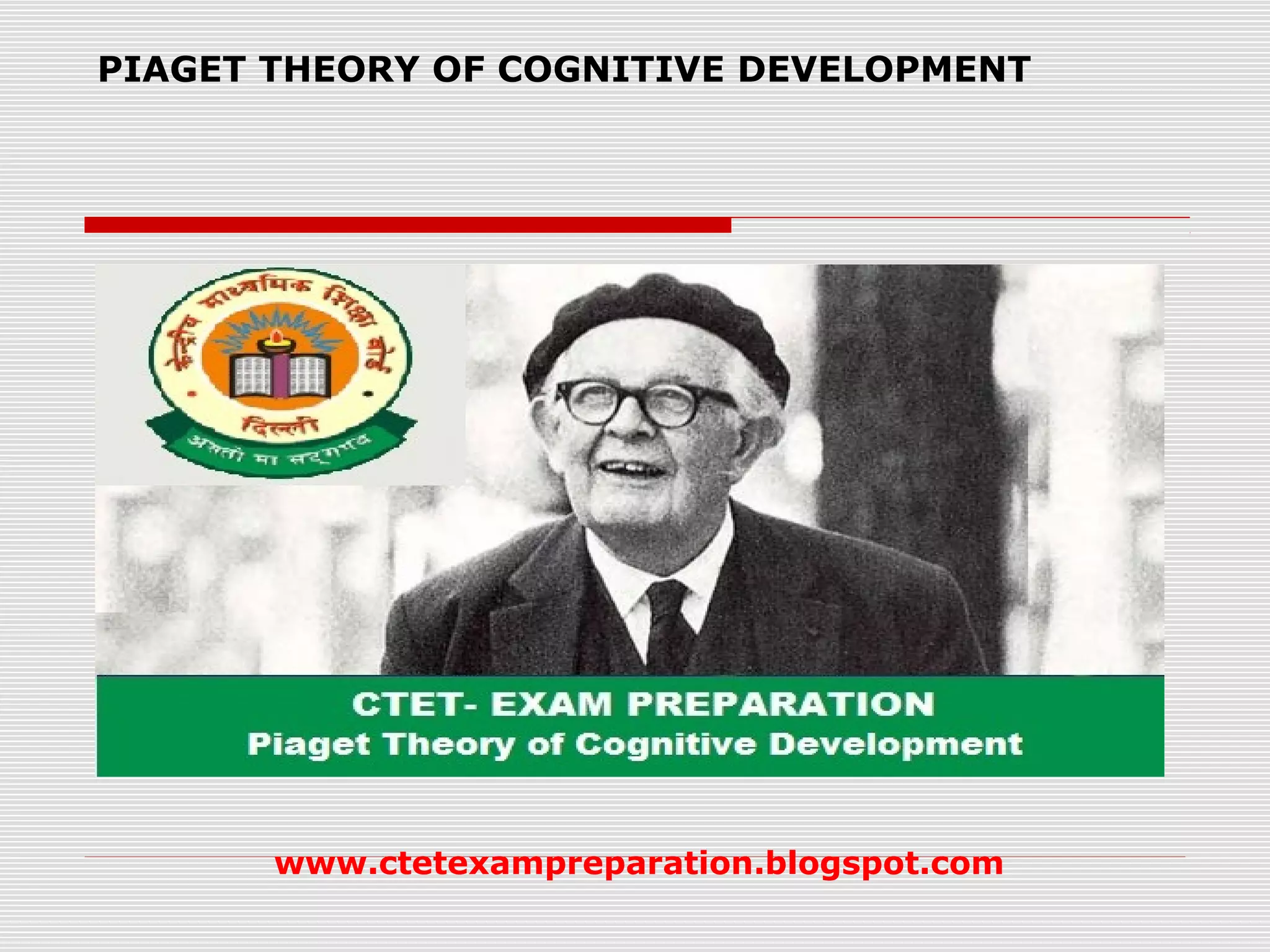 Piaget theory of cognitive development | PPT