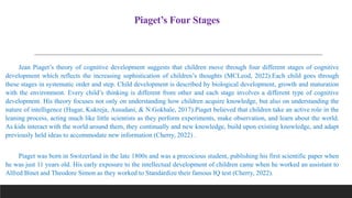 Piaget Theory of Cognitive Development.pptx