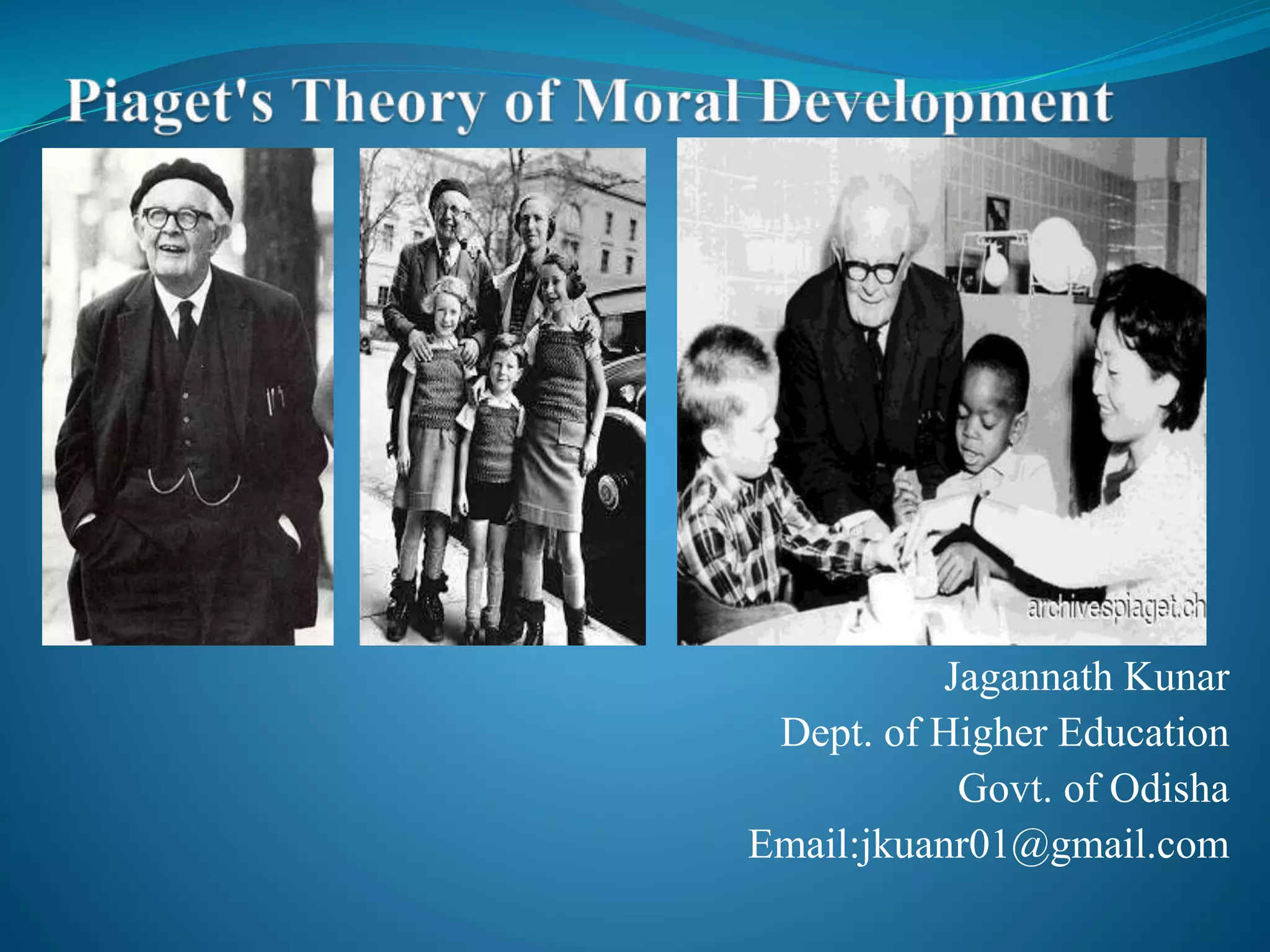 Piaget theory of moral development | PPTX