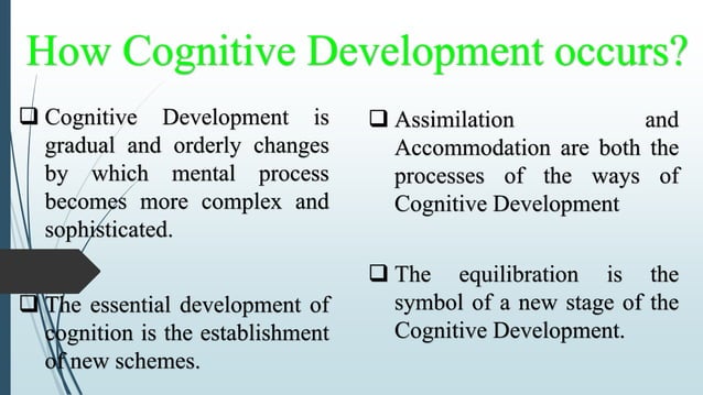 Module 6 jean piaget cognitive development | PPTX