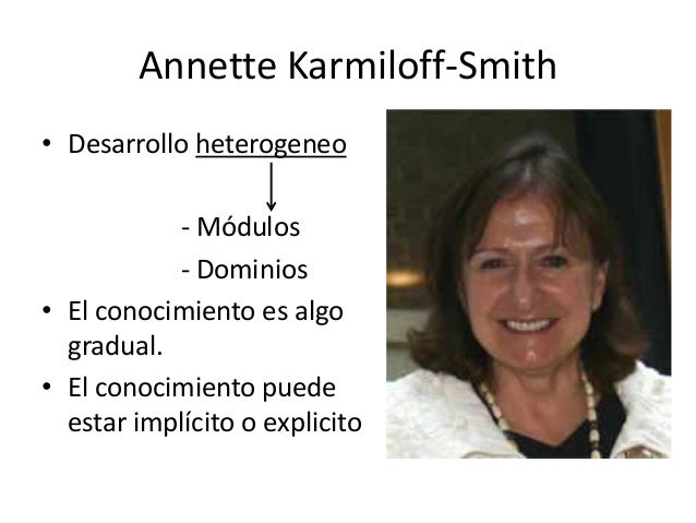 Karmiloff Smith And Inhelder