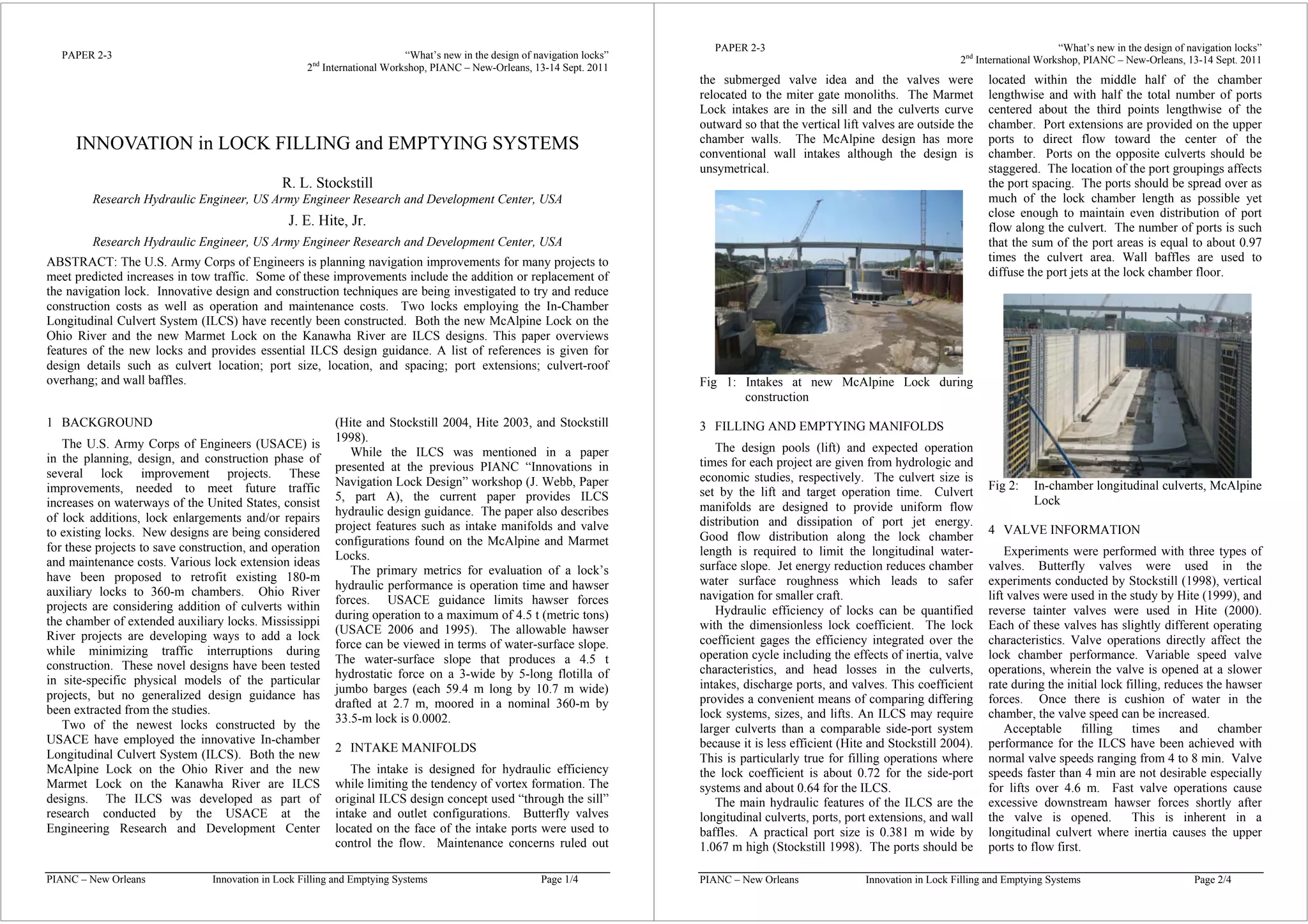 Pianc construction of locks | PDF