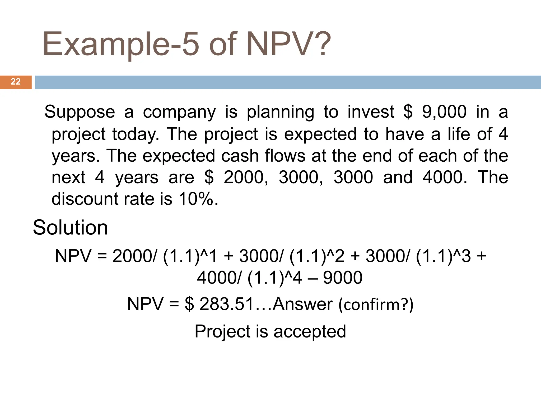 PI and NPV.ppt for entrepreneurship, very imp | PPT