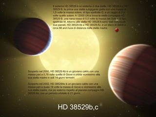 Pianeti extrasolari nella costellazione di Orione | PPTX | Space and Astronomy | Science