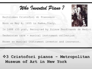 Piano and keyboard | PPTX