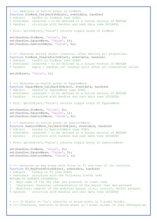 Piano Keyboard Application Project using MATLAB | PDF