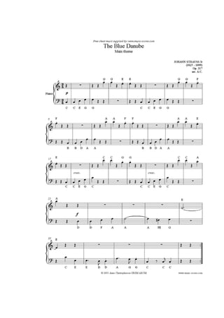 Piano partituras principiante | PDF