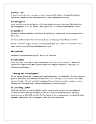PIA Human Resource | DOCX