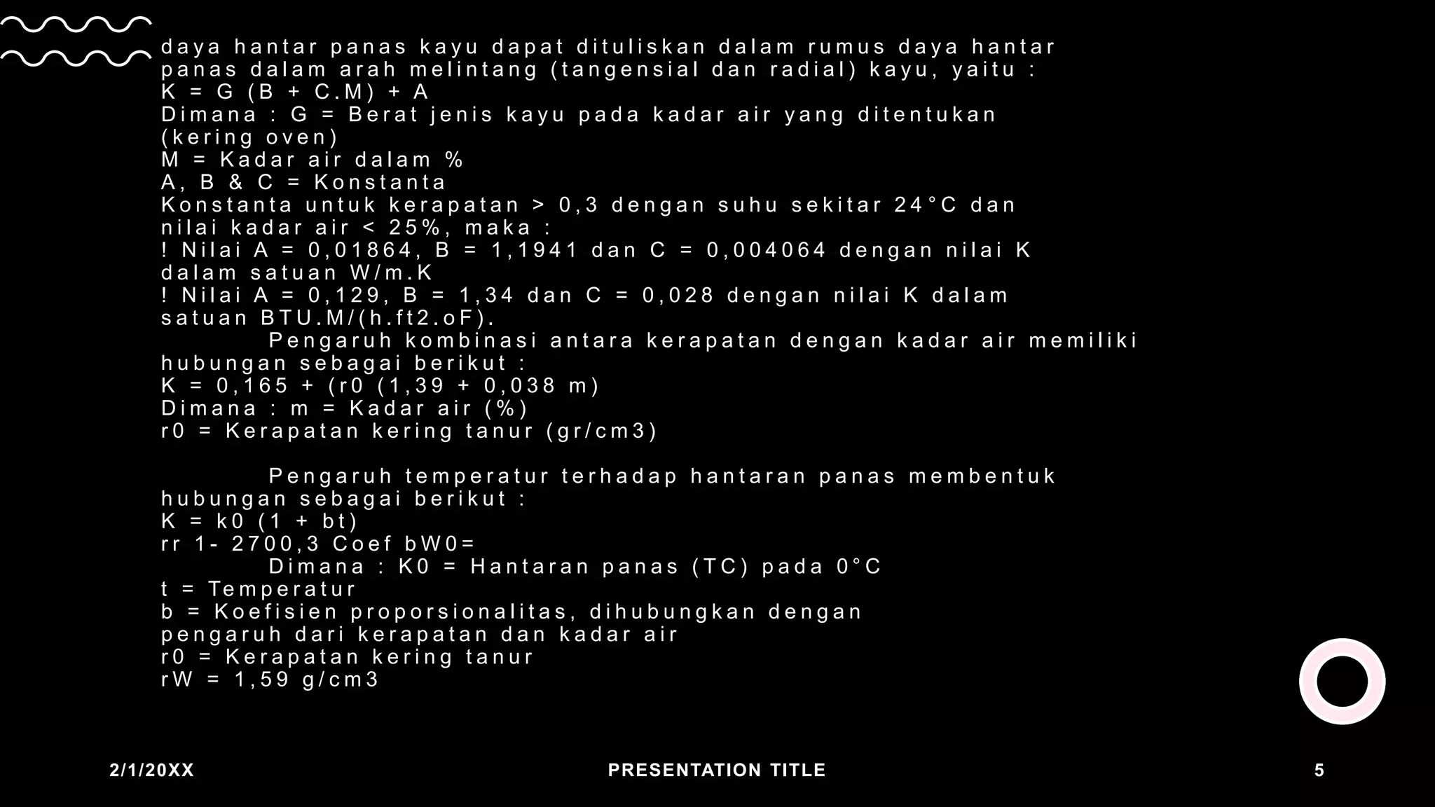 Sifat kayu terhadap panas pada api | PPTX