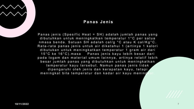 Sifat kayu terhadap panas pada api | PPT