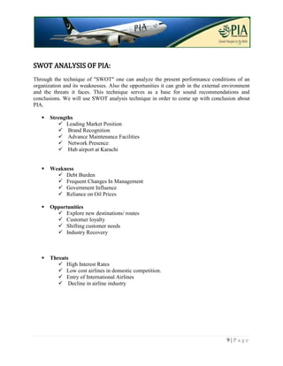 PIA Internship Report | PDF