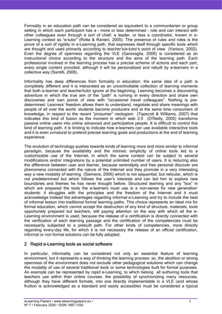 Rapid e-learning, as an informal educational tool for advanced students | PDF