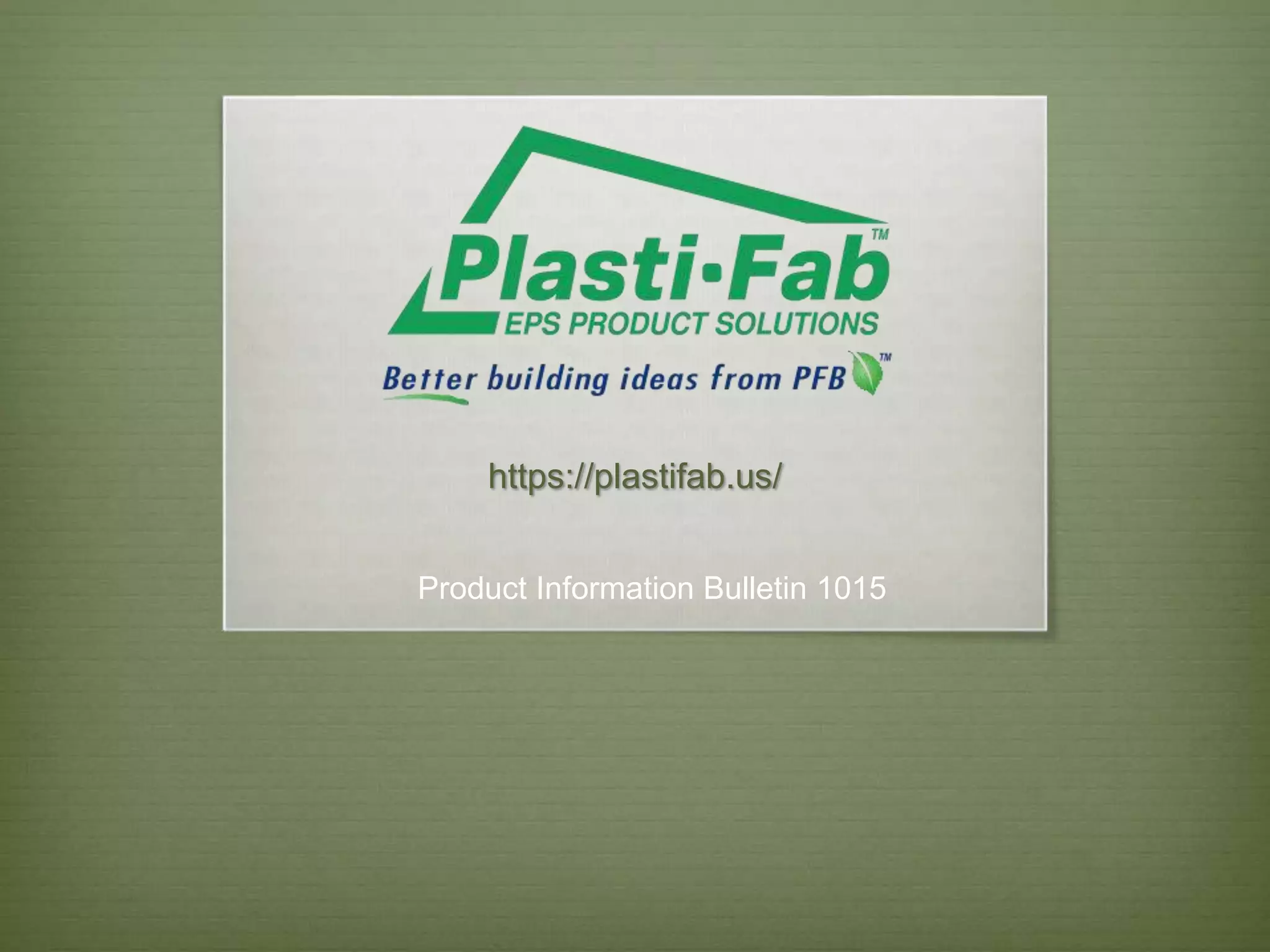 PIB 1015 - GeoSpec Lightweight Fill Material | PPTX