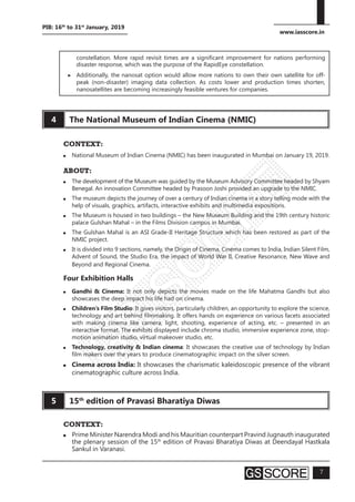 PIB COMPILATION - 16TH JANUARY TO 31ST JANUARY | PDF