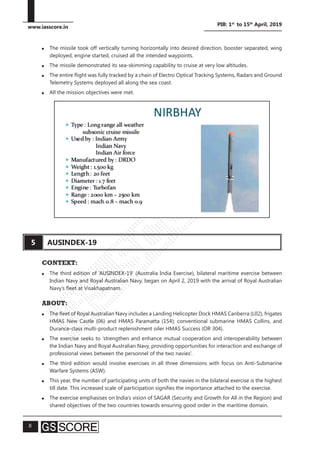 PIB COMPILATION - 1ST APRIL TO 15TH APRIL | PDF