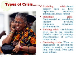 Role of Media in crisis and Disaster situation | PDF