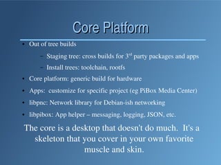 PiBox Development System and PiBox Media Center | ODP | Operating Systems | Computer Software ...