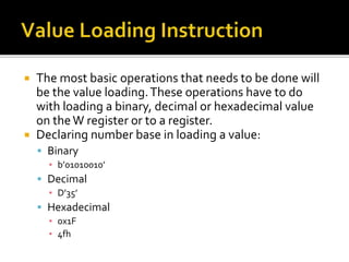 PIC Microcontroller Structure & Assembly Language.ppsx