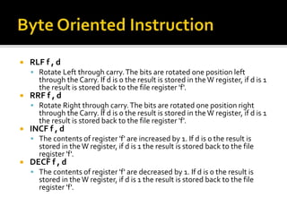 PIC Microcontroller Structure & Assembly Language.ppsx