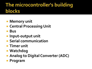 PIC Microcontroller Structure & Assembly Language.ppsx | Programming Languages | Computing