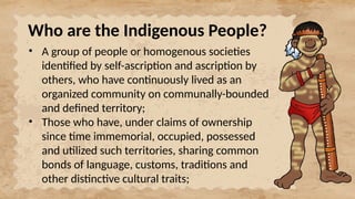 Who are the Indigenous People? Lesson -3 | PPT