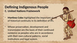 Who are the Indigenous People? Lesson -3 | PPTX