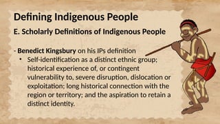 Who are the Indigenous People? Lesson -3 | PPTX