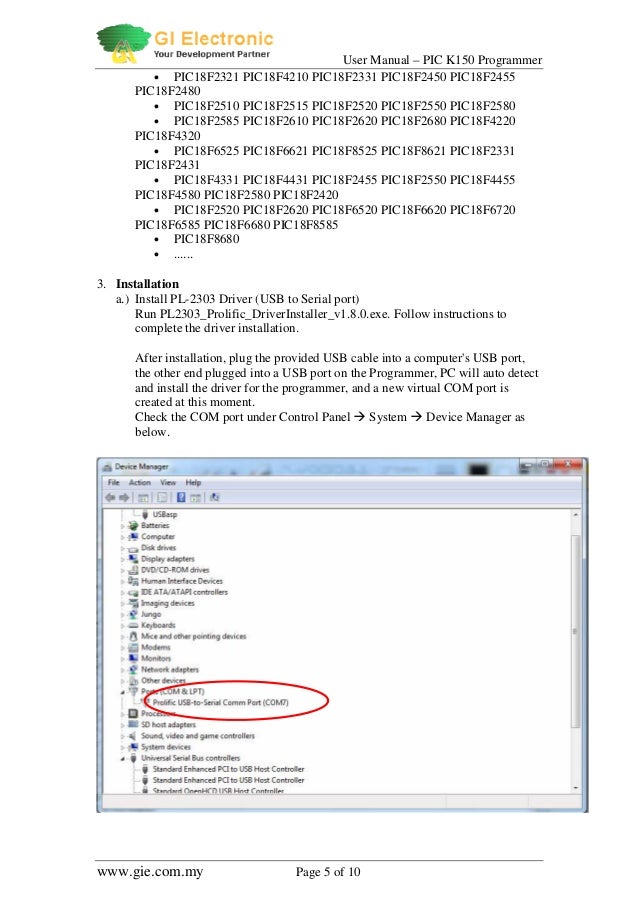 Getting Started With Your K150 PIC Programmer - downloadsiteparro