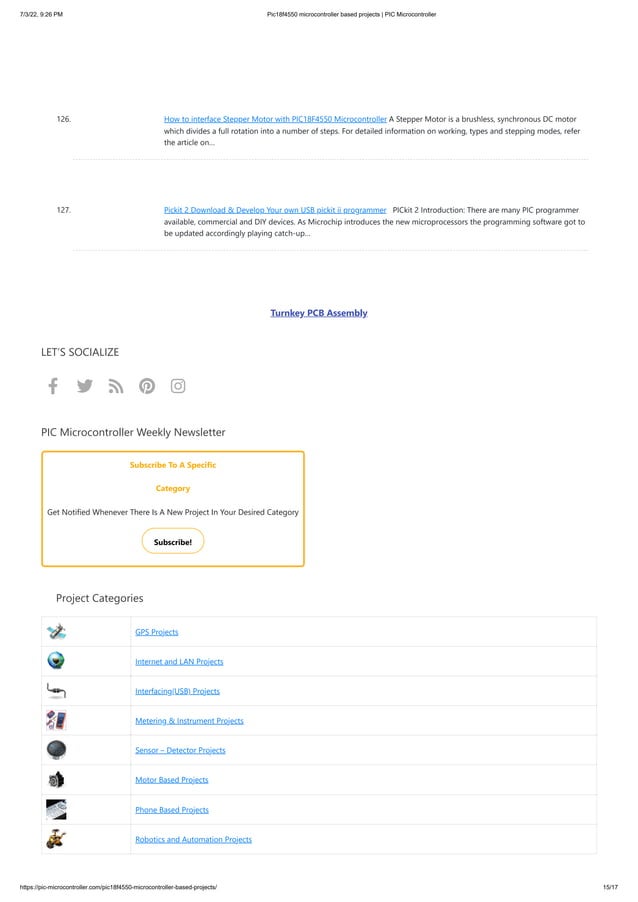 Pic18f4550 microcontroller based projects _ PIC Microcontroller.pdf | Computer Peripherals ...