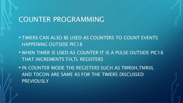 Pic18 Timer Programming Vin Assembly And C 