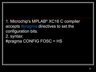 PIC 2 microcontroller with 8051 microcontroller | PPT