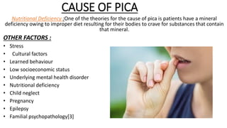Awareness on pica and it's significance in diagnosis ( by Dr.Arun.V.L ...