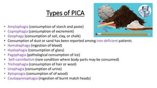 Awareness on pica and it's significance in diagnosis ( by Dr.Arun.V.L ...