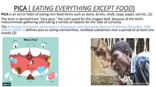 Awareness on pica and it's nutritional management | PDF