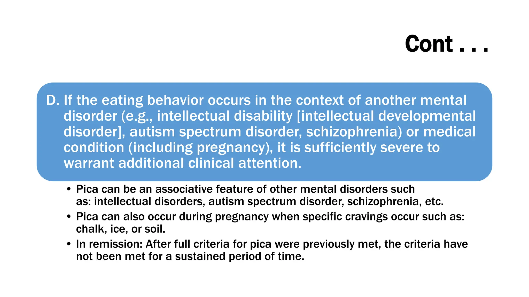 PICA - presentasi mengenai eating disorder | PPTX