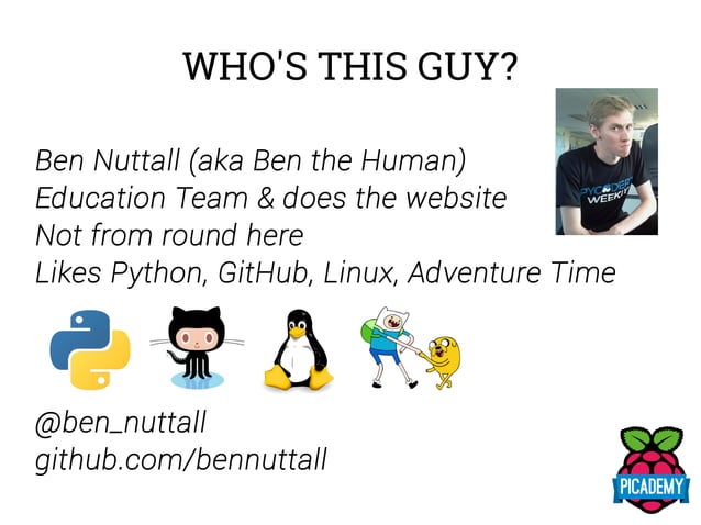 Contributing to Raspberry Pi Learning with GitHub - Picademy #2 | PPT