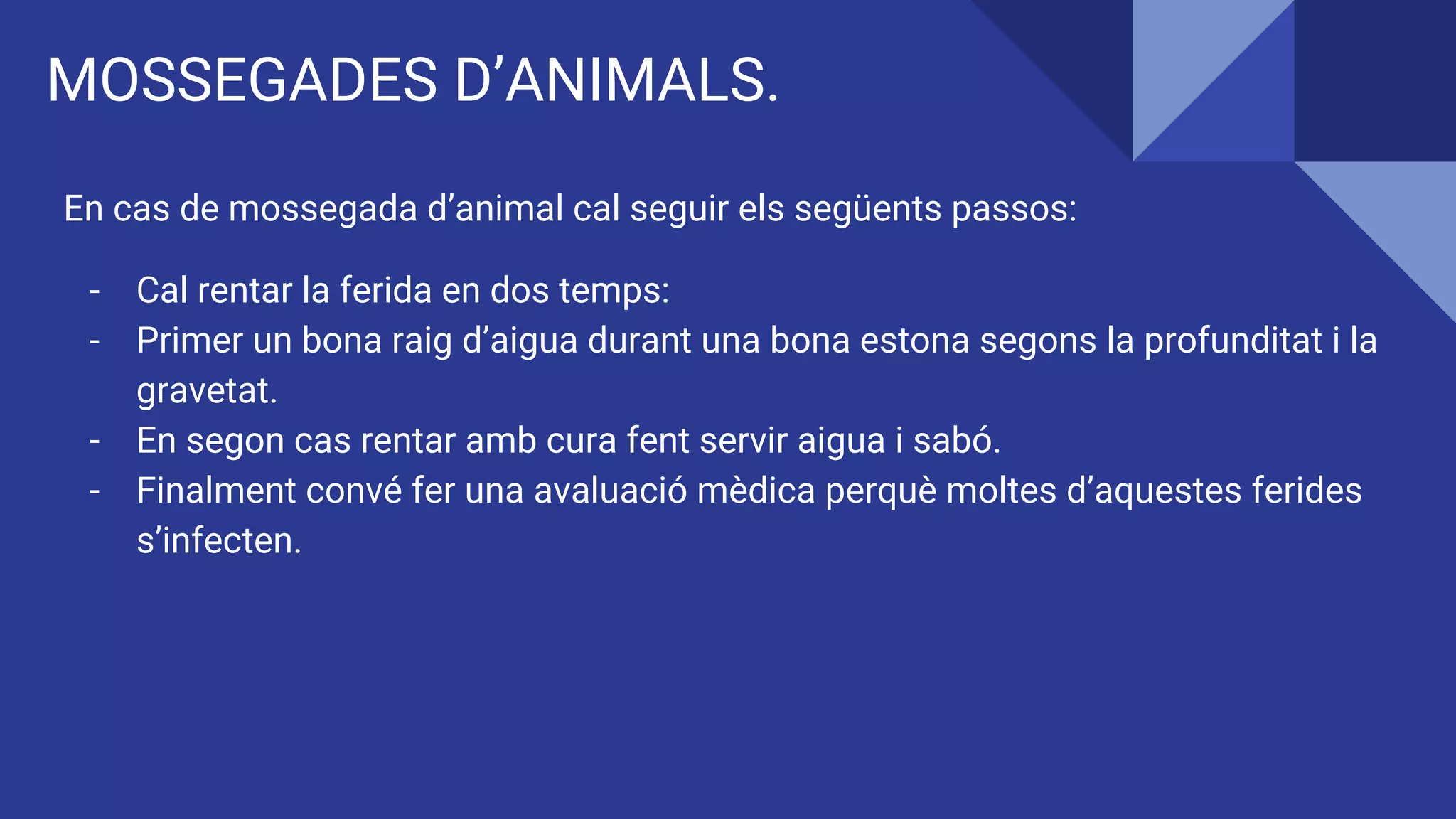 Picades i mossegades | PDF