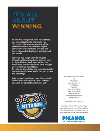 Picanol News September 2014 | PDF