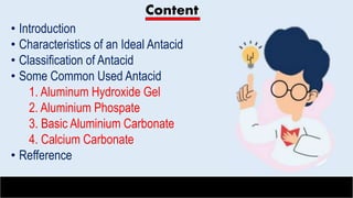 Antacid || B pharmacy First Year|| Pharmaceutical Inorganic Chemistry ...