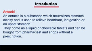 Antacid || B pharmacy First Year|| Pharmaceutical Inorganic Chemistry ...